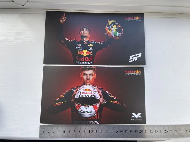 RED BULL RACING F1 Max Verstappen Sergio Perez Team Official Driver ...