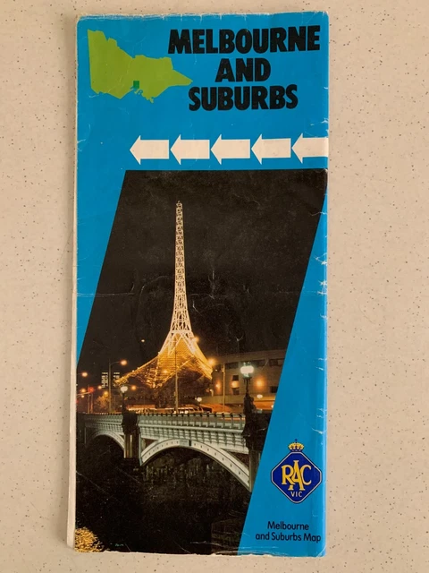 MELBOURNE AND SUBURBS map 1991 $5.00 - PicClick AU