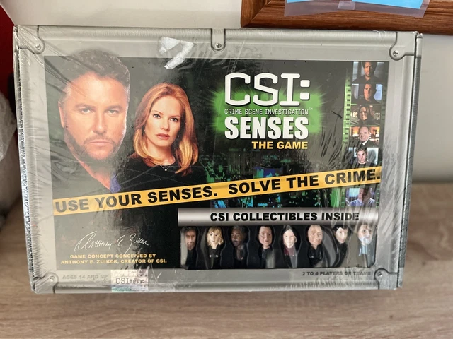 CSI TV SHOW CRIME SCENE INVESTIGATION SENSES BOARD GAME New Sealed $70. ...