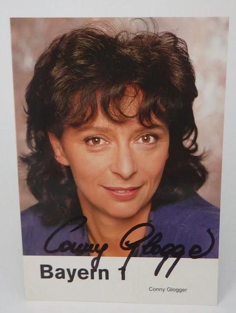 AUTOGRAMM DEUTSCHE FILM- und Theater Schauspielerin Conny Glogger (85847) EUR 2,99 - PicClick DE