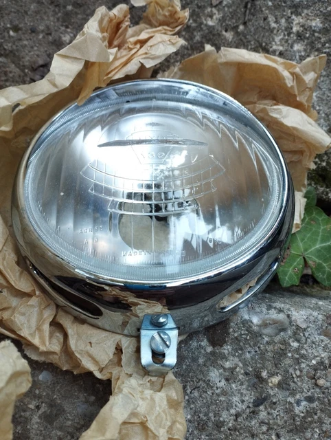 NOS OPTIQUE PHARE Luxor 130 vélomoteur Mobylette Motobécane D52 D89 D98 ...
