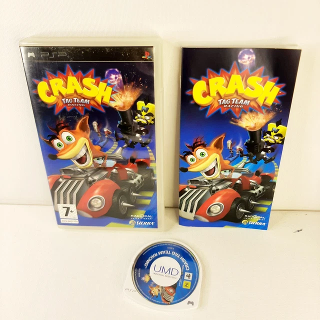 CRASH BANDICOOT TAG Team Racing Sony Playstation Portable PSP [🎁Tracked ...