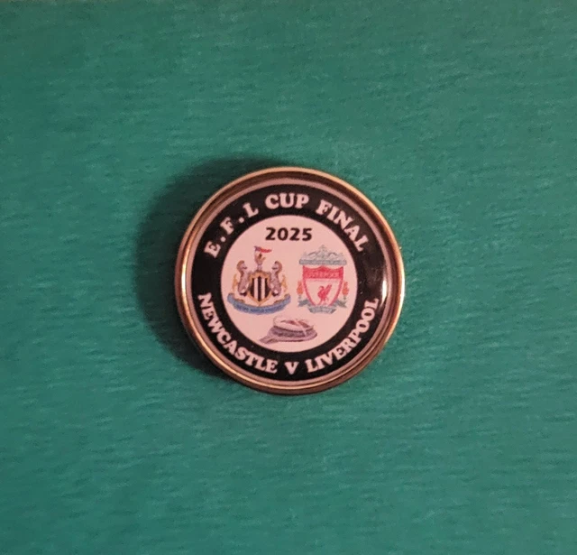 NEWCASTLE UNITED V Liverpool 2025 Cup Final Badge 1 £4.00 - PicClick UK