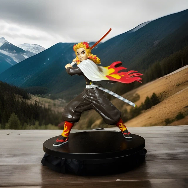 ANIME FIGUR STATUE Demon Slayer Kyojuro Rengoku Bandai Manga EUR 15,99 ...