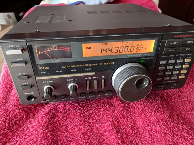 ICOM IC-R7100 ~ VHF UHF ~ Radio RICEVITORE ~ 25 MHz -1999 MHz ~ AM - FM ...