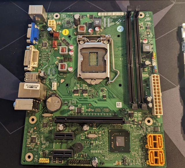 FUJITSU ESPRIMO D2990-A11 GS 4 Socket 1155 Motherboard With I/O Plate £ ...