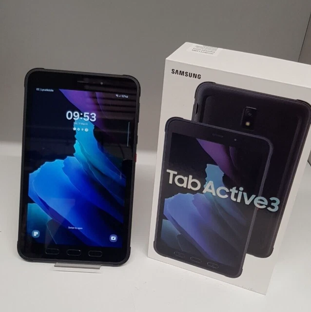 SAMSUNG GALAXY TAB Active3 SM-T575 64GB, Wi-Fi + 4G (Unlocked), 8" - Black £240.00 - PicClick UK