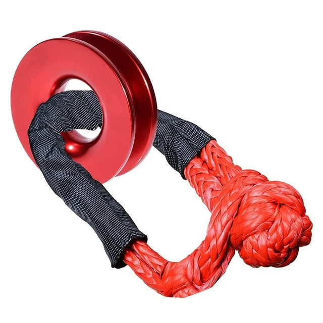 RECOVERY PULLEY KIT Suitable for soft shackle with 3/8" or 1/2" winch ...