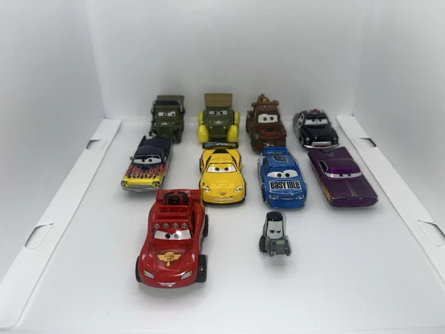 DISNEY PIXAR CARS Mattel Diecast Metal Car Bundle X 10 Toy Collectable ...