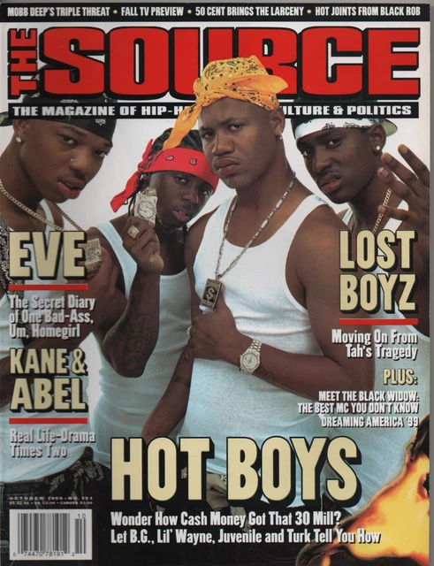 THE SOURCE MAGAZINE (October 1999) lost Boyz, Hot Boys, Eve, Kane ...