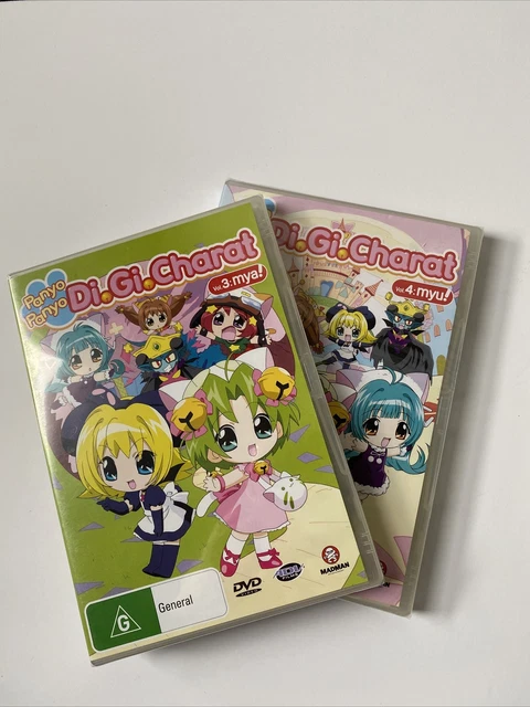 PANYO PANYO DI Gi Charat Vol 3 + Vol 4 DVDs New Sealed Anime Region 4 ...
