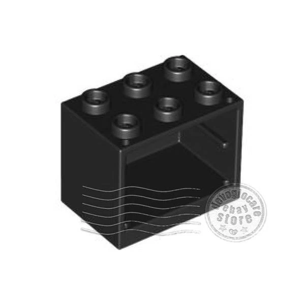 1X LEGO 4532B Contenitore Armadio/Cassettiera 2x3x2 Nero | 6138479 EUR ...