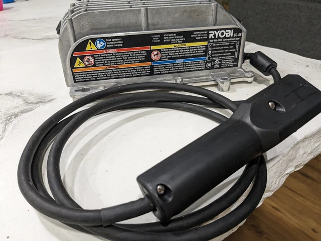 RYOBI RIDING LAWN Mower Charger 48v Model SC-48 Good Used Working - Pre ...