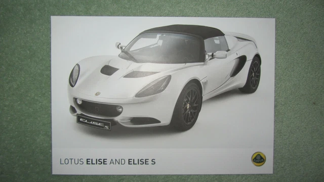 LOTUS ELISE AND Elise S 2017 Brochure £6.99 - PicClick UK