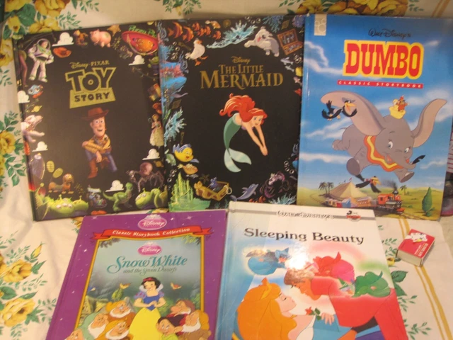 DISNEY BOOKS (5HC) Toy Story, Dumbo, Snow White, Sleeping Beauty ...