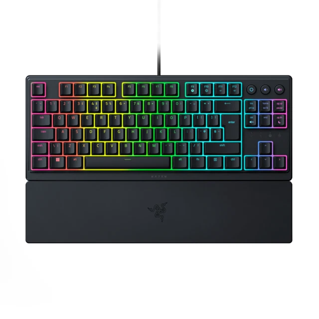 RAZER ORNATA V3 TENKEYLESS Low-profile RGB Mecha-membrane Gaming ...