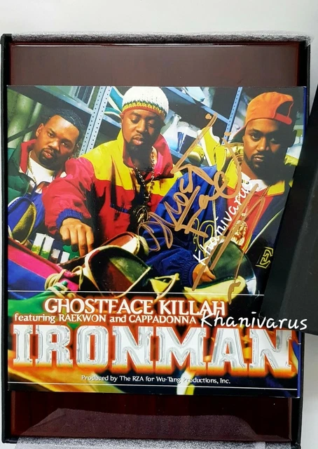 GHOSTFACE KILLAH IRONMAN *SIGNÉ* Ltd. Ed. Boîte 24K CD LP Puzzle ...