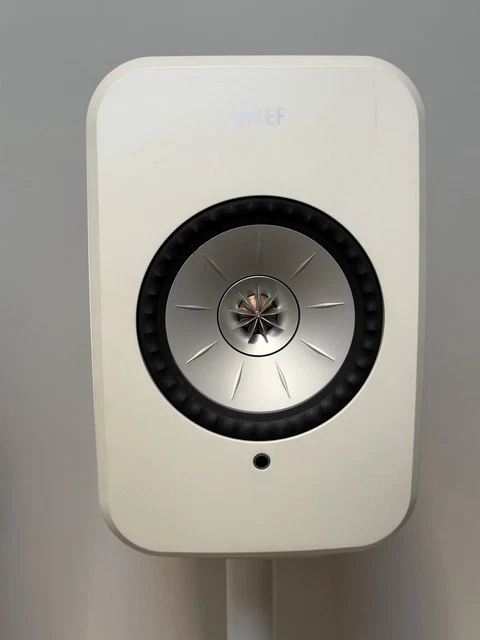 KEF LSX WIRELESS active speakers on matching stands - Unmarked and ...