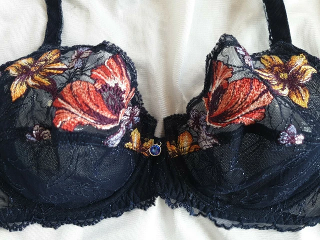 LISE CHARMEL SOUTIEN gorge T 85C jetee de fleurs neuf avec etiq val EUR 34,99 - PicClick IT