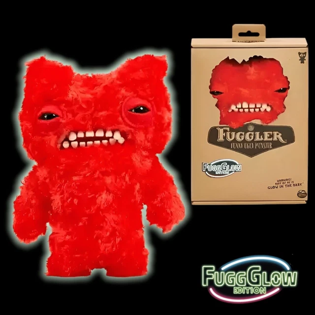 GENUINE FUGGLER 9& Fug Glow Munch Munch Funny Ugly Monster Plush Toy ...