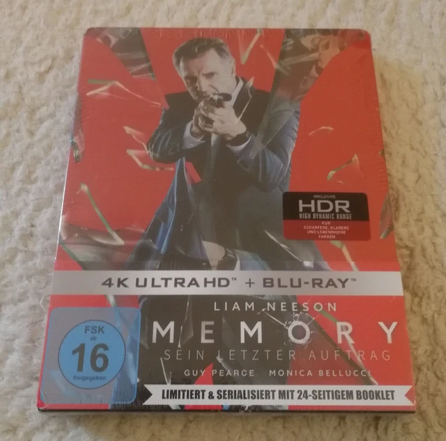 MEMORY LIAM NEESON 4K Ultra HD und Blu Ray Limited Steelbook NEU OVP EUR 39,90 - PicClick FR