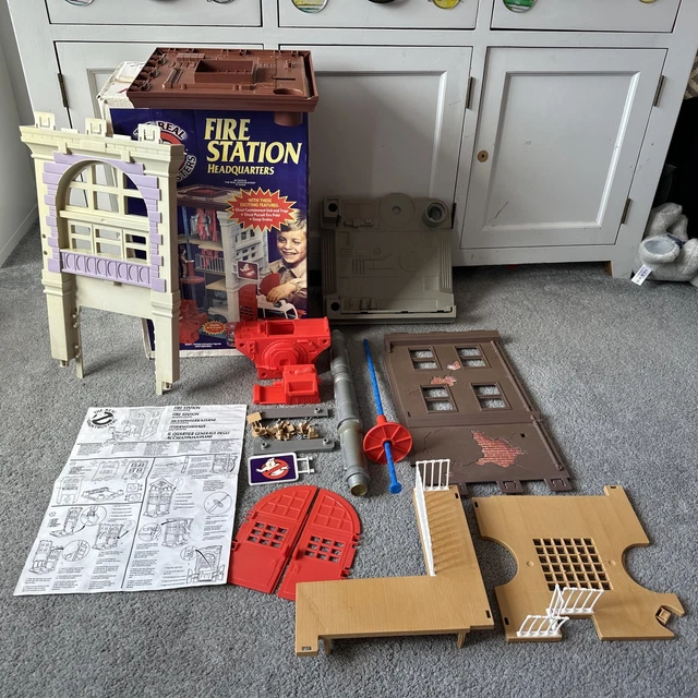 RARE ORIGINAL REAL Ghostbusters Fire Station Firehouse 1986 With Box ...