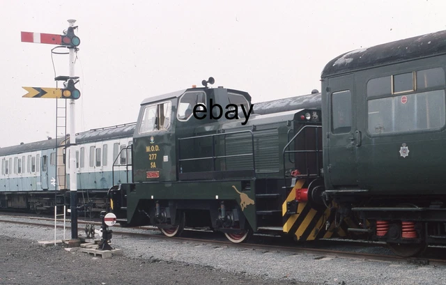 35MM SLIDE -VIEW of MOD Loco 277 'Kineton' @ MOD Kineton £2.99 ...