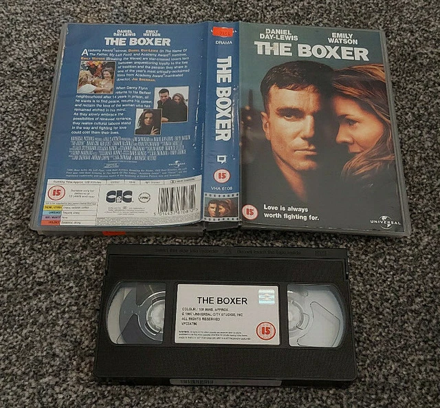 THE BOXER DANIEL Day-Lewis Emily Watson Big Box Ex Rental Pal Vhs Video ...