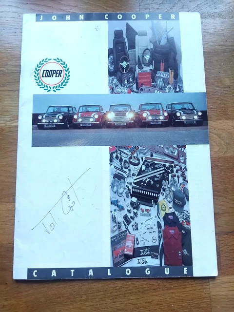 CLASSIC MINI SIGNED John Cooper Garages Mpi Brochure Rare S Works Rover ...