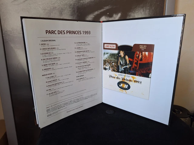 PARC DES PRINCES 93 - Johnny Hallyday - Livre disque - Collection ...