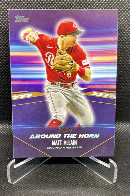 2024 TOPPS SERIES 2 opaco McLain #ATH-20 Around The Horn oro/50 rossi ...