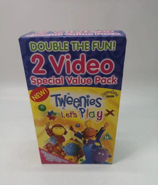TWEENIES LET’S PLAY and Song Time 2 VHS Video Cassette Tape Kids ...