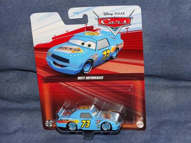 RARE DISNEY PIXAR Cars Misti Motorrass Car #73 Rev N Go Piston Cup £9. ...