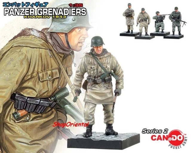 DRAGON 1:35 SCALE Figure German Soldiers Grenadier Soldier Painted Cd ...