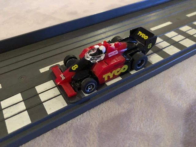 VINTAGE RARE TYCO Tcr #8 Diehard Tyco Formula 1 Indy Racer Slot Car ...
