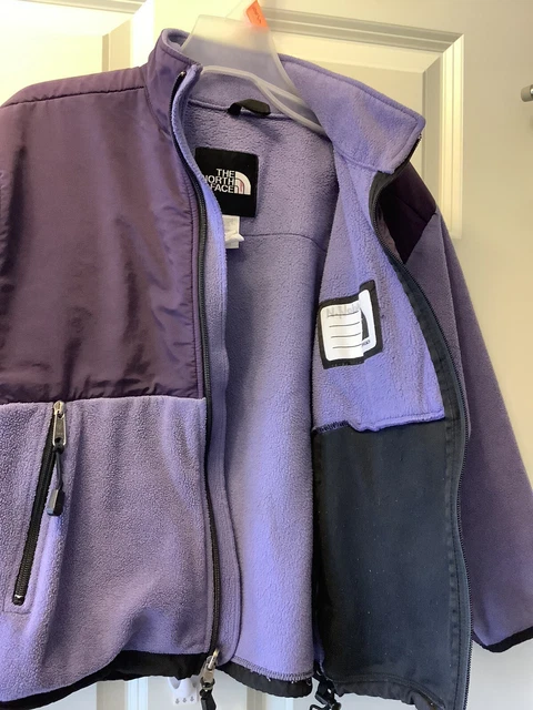 THE NORTH FACE - Polartec Denali Purple Fleece Jacket Full Zip Size M ...