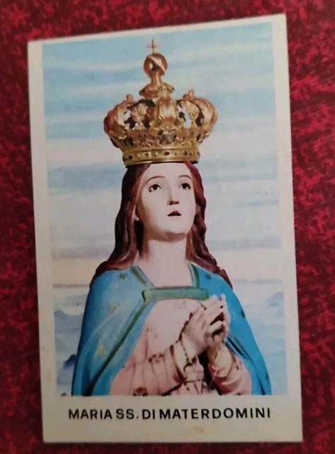 SANTINO MARIA SANTISSIMA Di Materdomini Con Preghiera EUR 3,80 ...