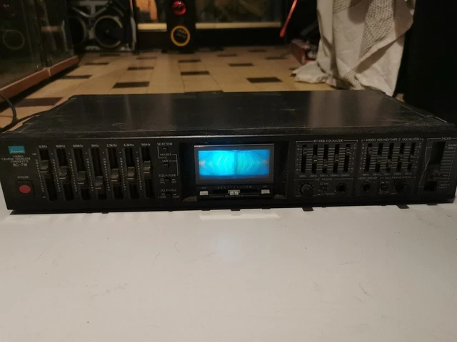 RARE SANSUI RG-710 Graphic Equalizer stéréo teste et fonctionne VERSION ...