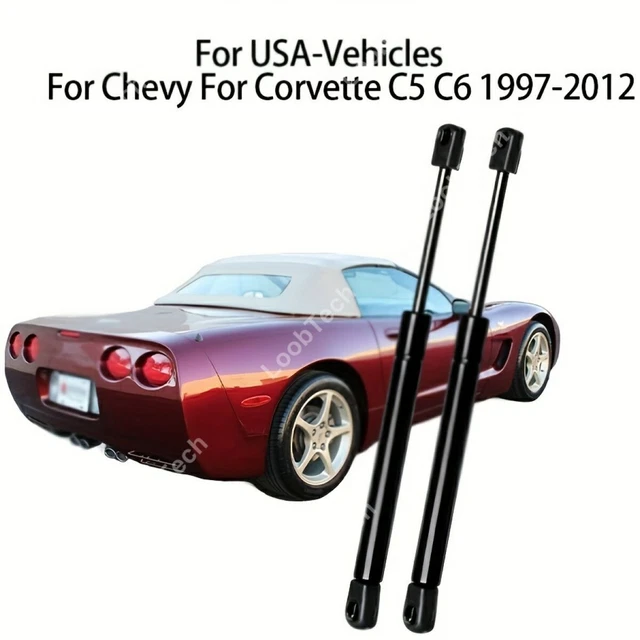 FOR CHEVY CORVETTE C5 C6 Tailgate Shock Lift Struts Support Arm Gas ...