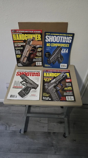 HANDGUN & SHOOTING Times Magazine 4 Issues Firearms Collectible Set £ ...