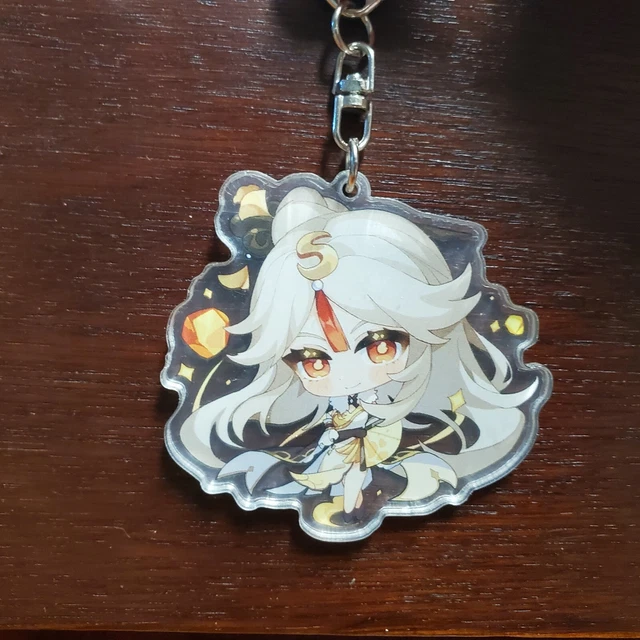 NEW GENSHIN IMPACT Ningguang Acrylic Keychain Kawaii Anime Girl Game ...