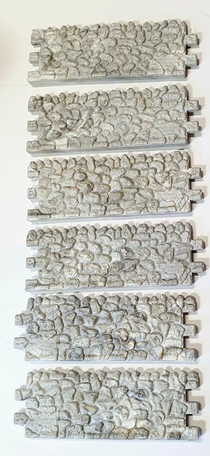 VINTAGE BRITAINS FARM Models Dry Stone Wall Sections £9.99 - PicClick UK