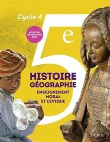 HISTOIRE-GÉOGRAPHIE, ENSEIGNEMENT MORAL et civique 5é... | Livre | état ...