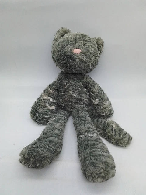 RETIRED JELLYCAT MERRYDAY Cat Medium Grey And White Plush Tabby Kitty £ ...