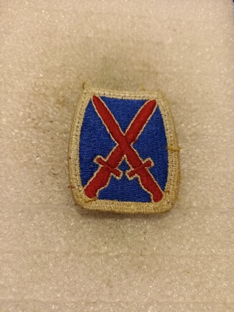 PATCH ARMEE US 10th INFANTRY DIVISION ww2 ORIGINAL EUR 10,00 - PicClick FR