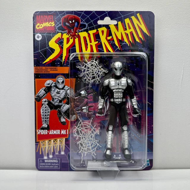 MARVEL LEGENDS SPIDER-MAN Retro Animated Series SPIDER-ARMOR MOC action ...