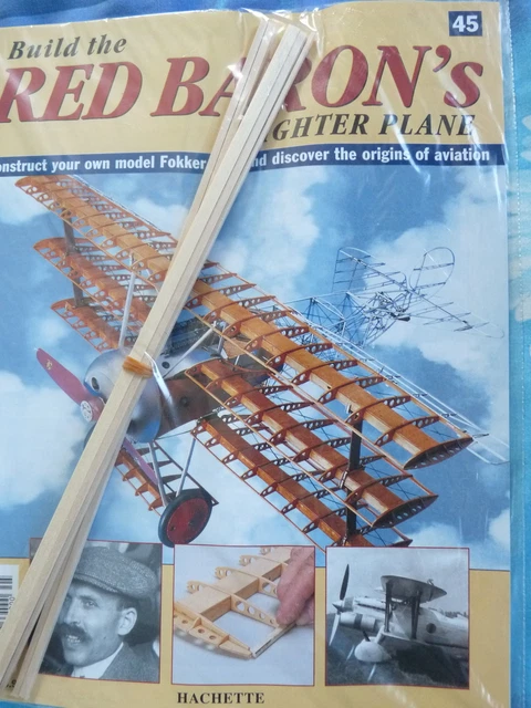 BUILD THE RED Baron's Fighter Aereo Fokker Dr1 Emissione Achette 14 ...