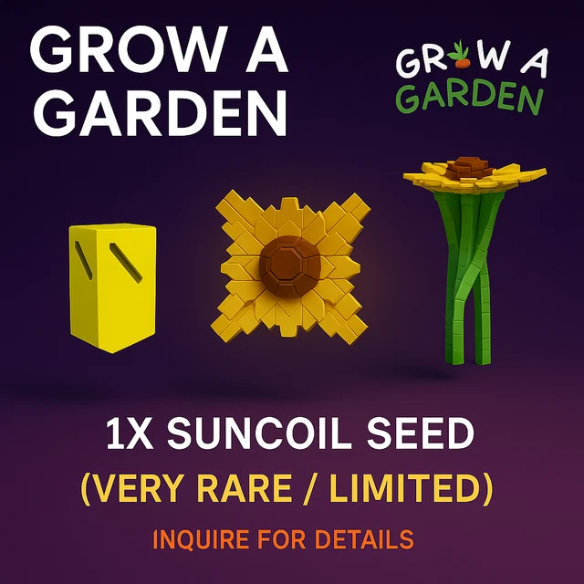 🌱 ROBLOX GROW a Garden 🌟 SUNCOIL SEED 🚀 Prompt + Quick Delivery ⚡ $39. ...