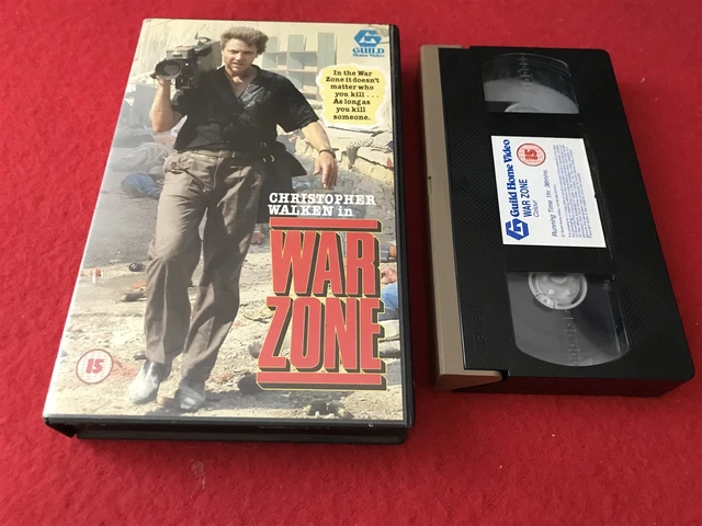 WAR ZONE BIG Box Ex Rental Vhs Video Tested Christopher Walken Free ...