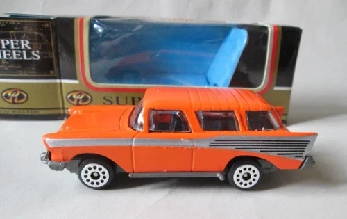 MOTORMAX 1:64 CHEVROLET Nomad '57 Chevy Car D103 Zee Toys Super Wheels ...